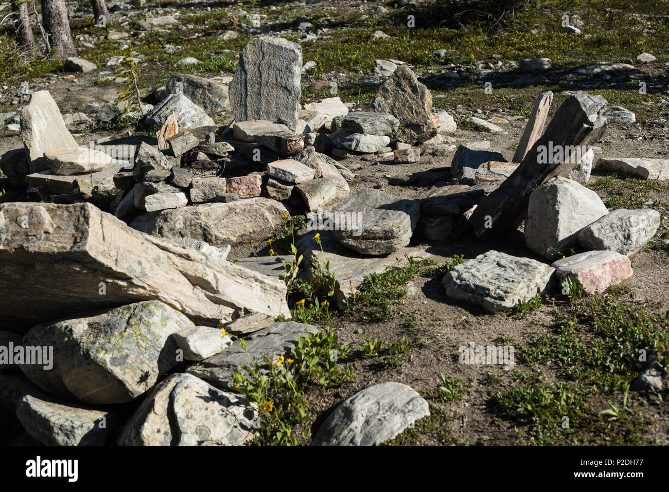 Pieces of rock Stock Photo - Alamy