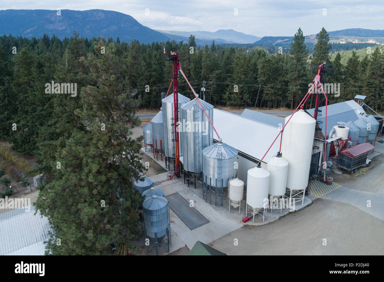 Storage tanks aerial hi-res stock photography and images - Alamy
