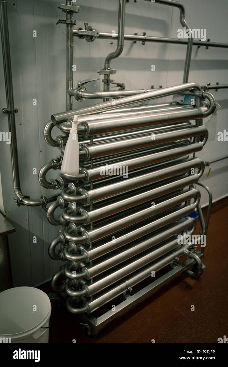 Production of metal pipes hi-res stock photography and images - Alamy