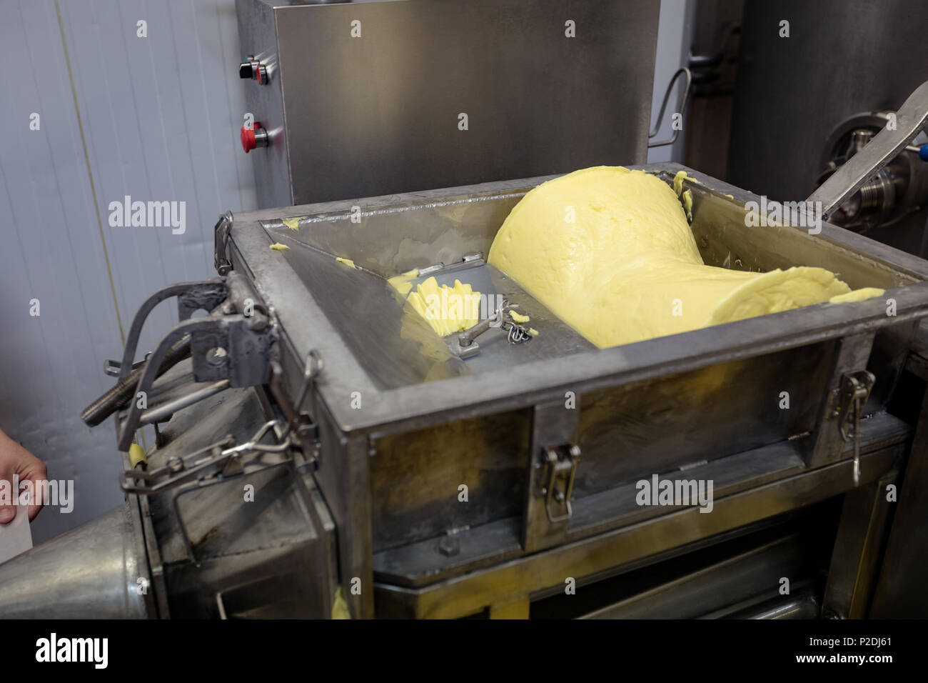 Batter in the production line Stock Photo - Alamy