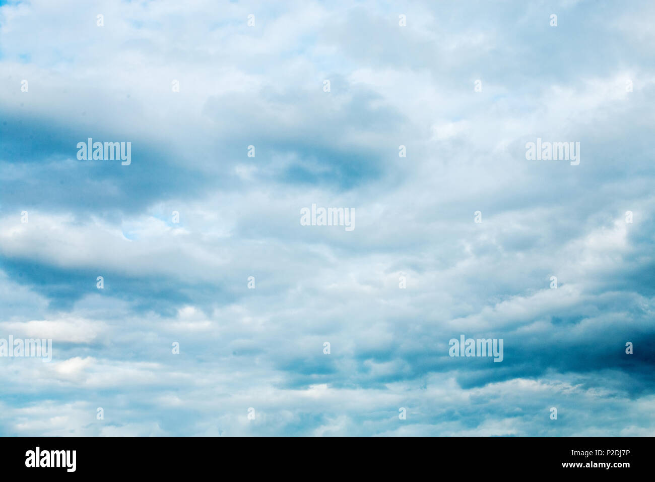 sky white blue clouds blue space Stock Photo - Alamy