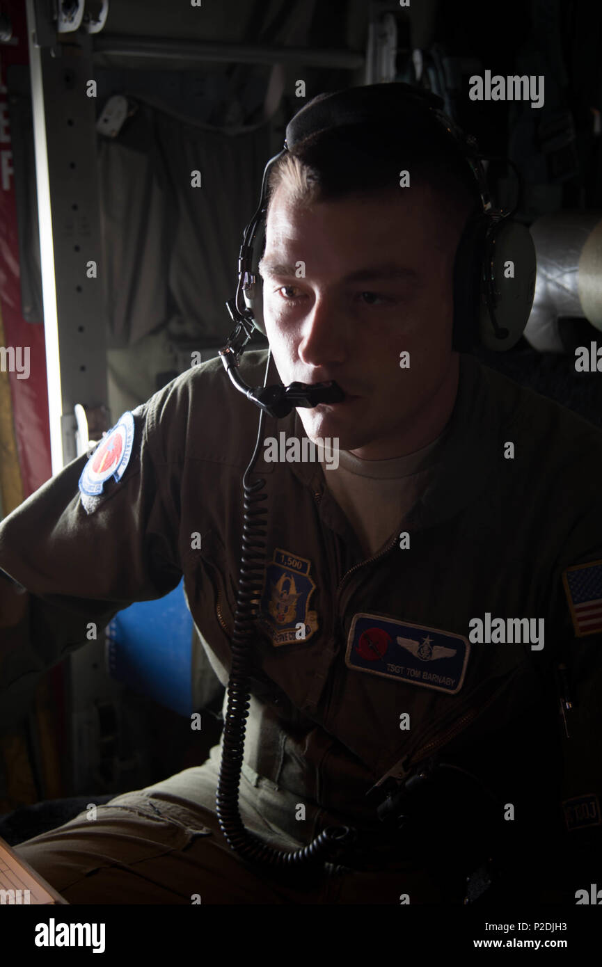 U.S. Air Force Tech Sgt. Tom Barnaby, 53rd Weather Reconnaissance ...