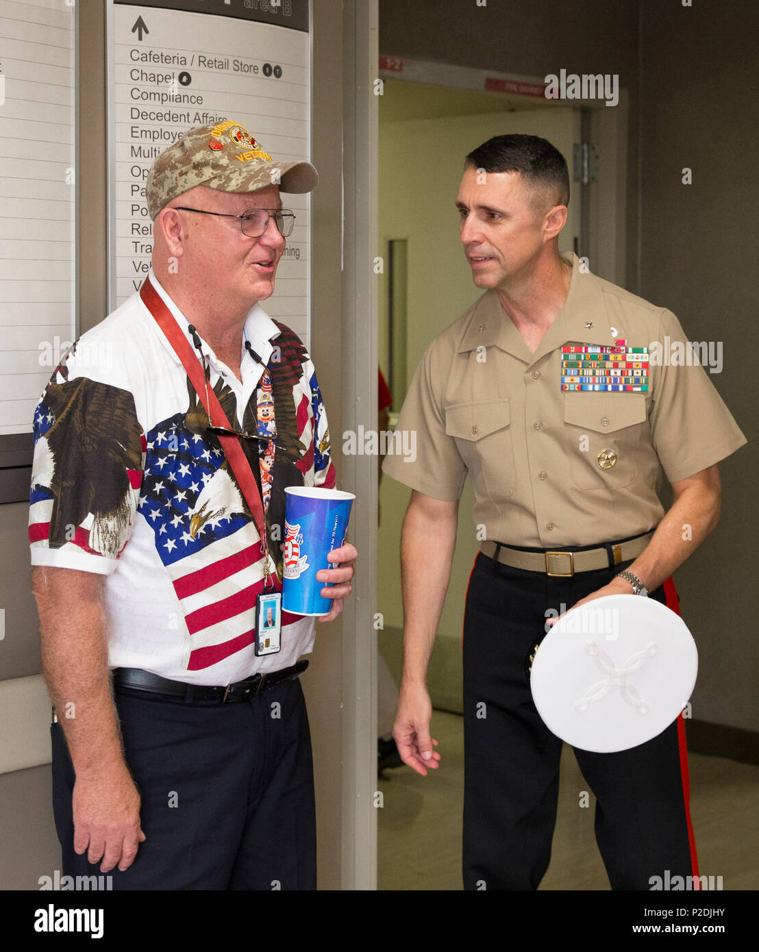 U.S. Marine Corps Brig. Gen. Robert F. Castellvi, deputy commanding ...