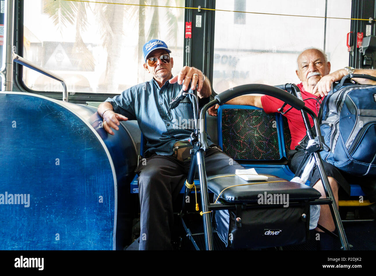 Elderly Using Bus High Resolution Stock Photography and Images - Alamy