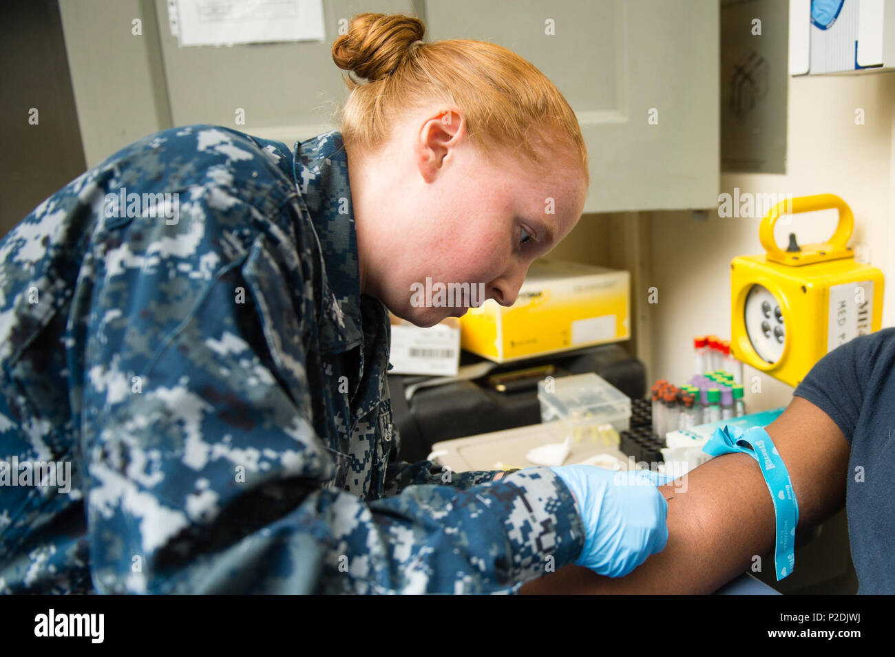160901-N-XX566-005 PACIFIC OCEAN (Sept. 1, 2016) - Hospital Corpsman ...