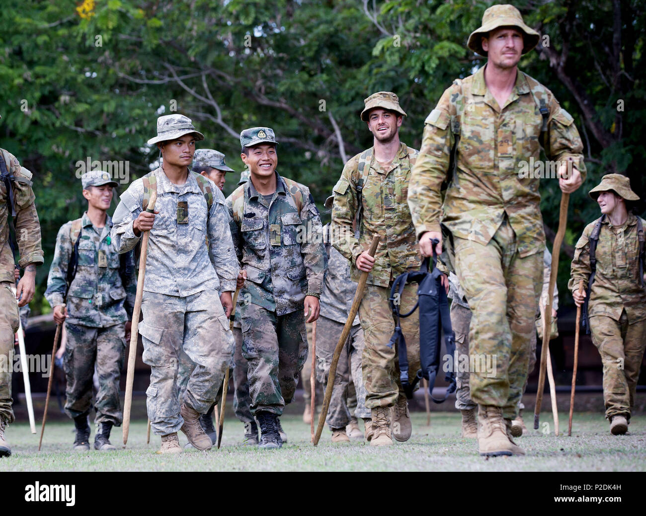 Australian Army, US Marine Corps, US Army and Chinese People's ...