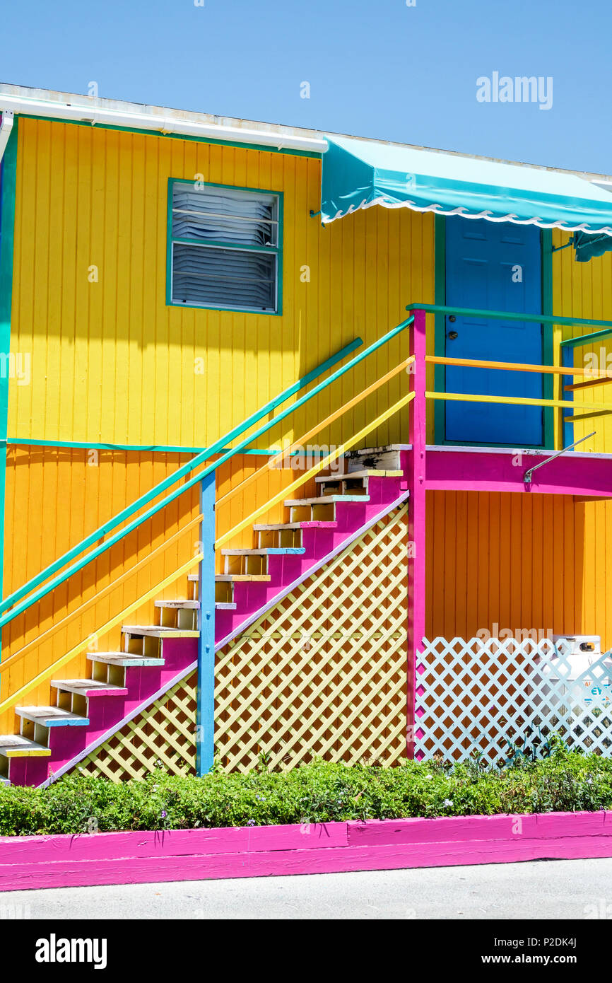 Florida Upper Key Largo Florida Keys,colorful,building house home ...