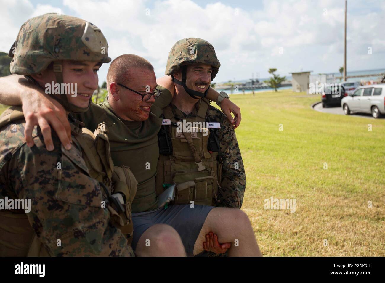 WHITE BEACH NAVAL STATION, Okinawa, Japan, (Sept. 4, 2016) – Marines ...