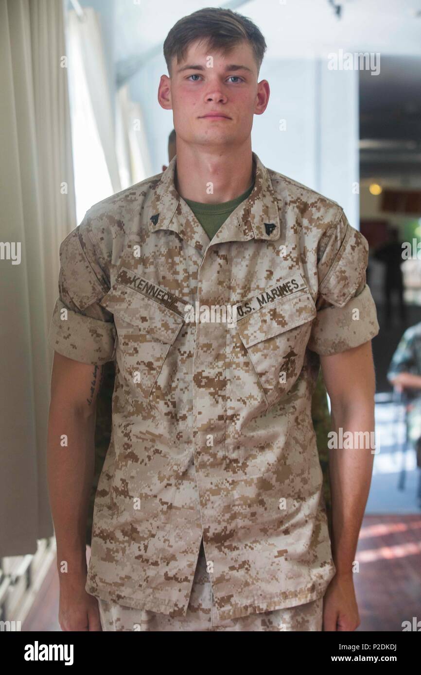 U.S. Marine Cpl. Joshua Kennedy, an Exercise Kowari participant ...