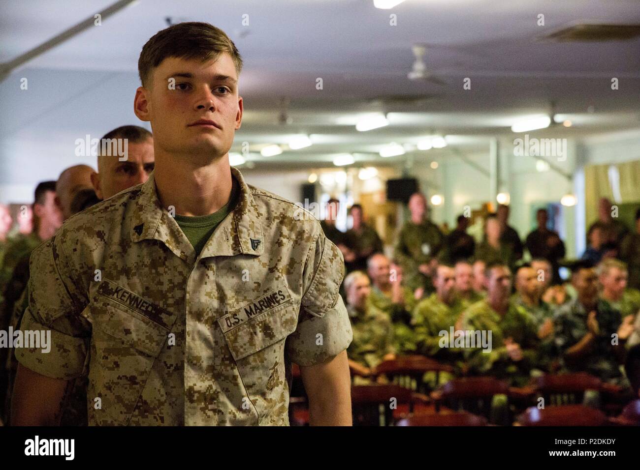 U.S. Marine Cpl. Joshua Kennedy, an Exercise Kowari participant, and ...