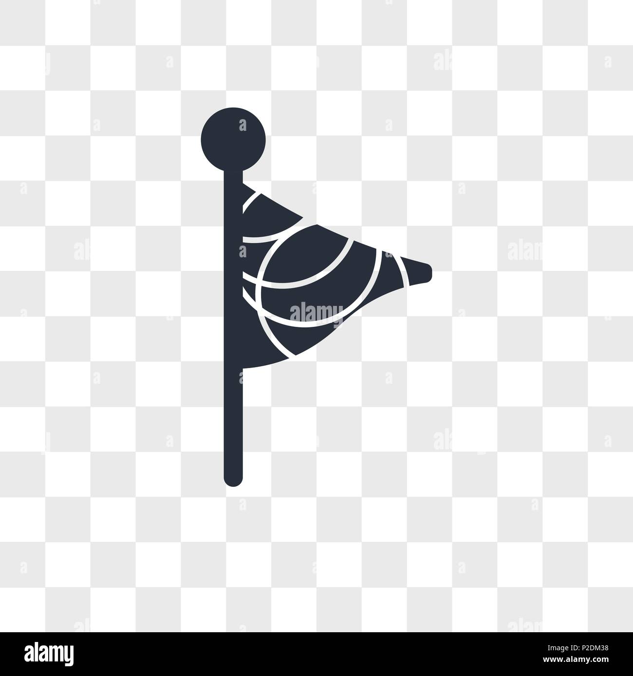Flag vector icon isolated on transparent background, Flag logo concept ...