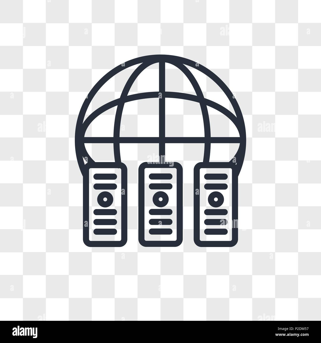 Colocation icon vector vectors hi-res stock photography and images - Alamy