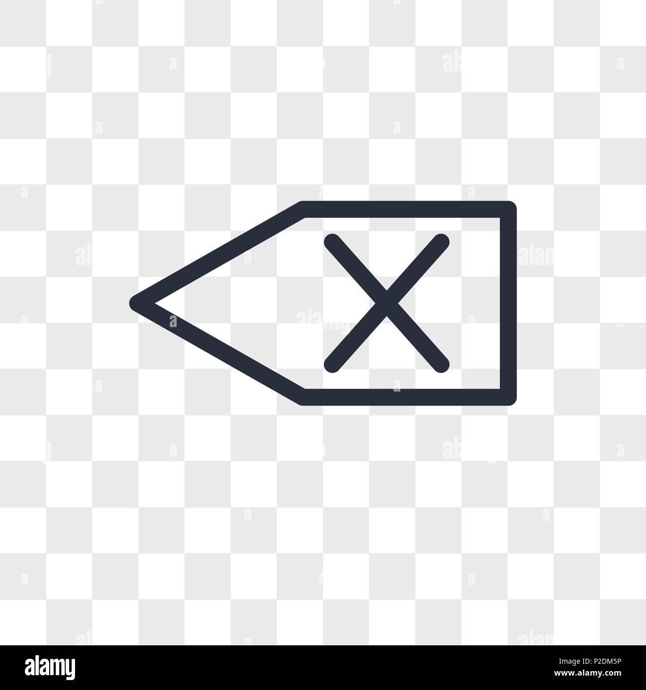 Backspace icon Stock Vector Images - Alamy