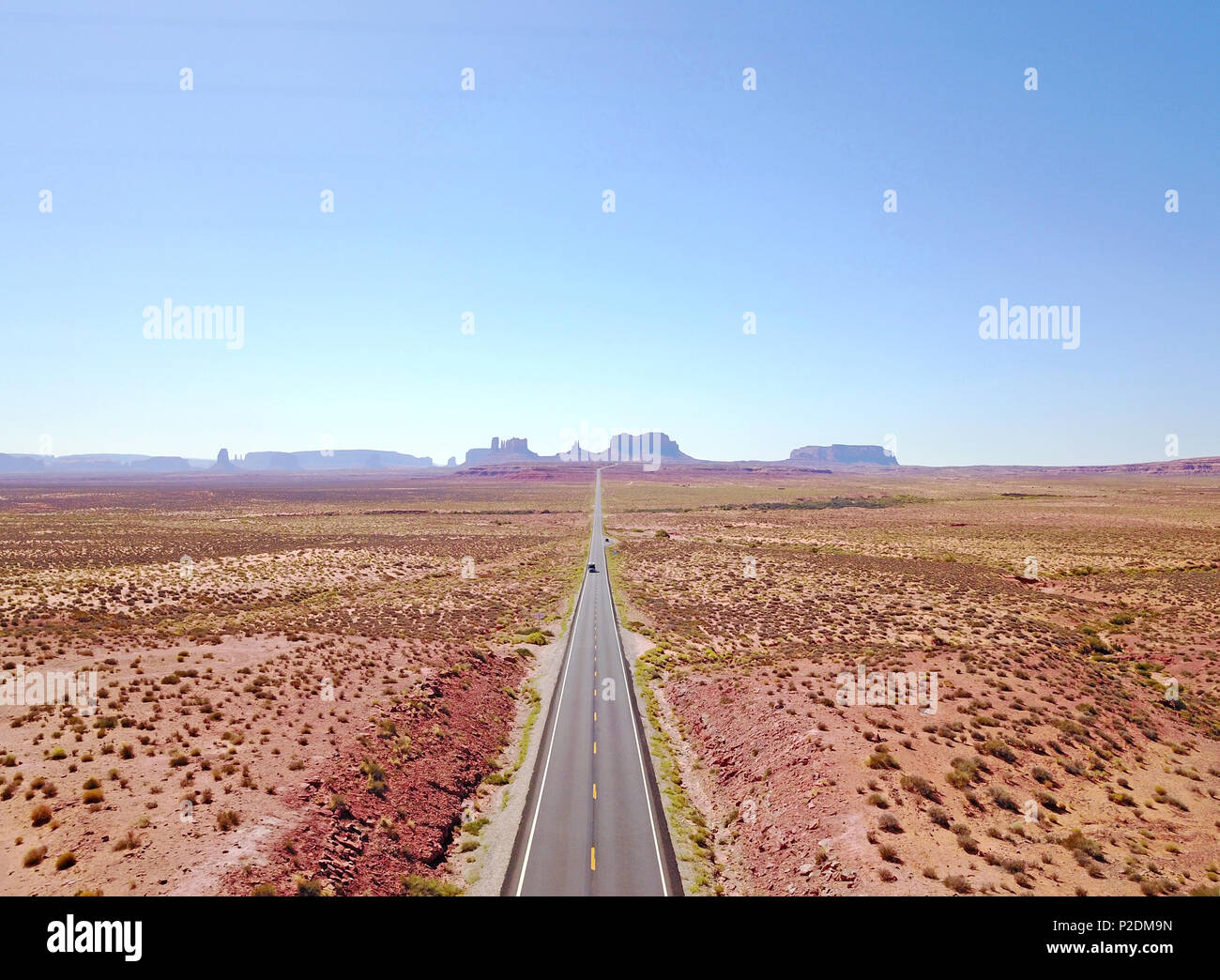 Monument valley aerial hi-res stock photography and images - Alamy