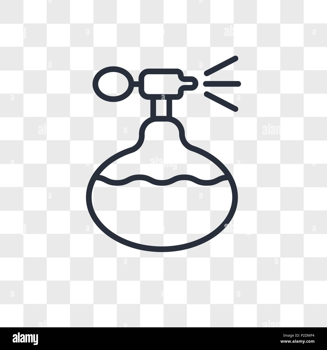 Perfume spray spherical bottle icon vector vectors hi-res stock ...
