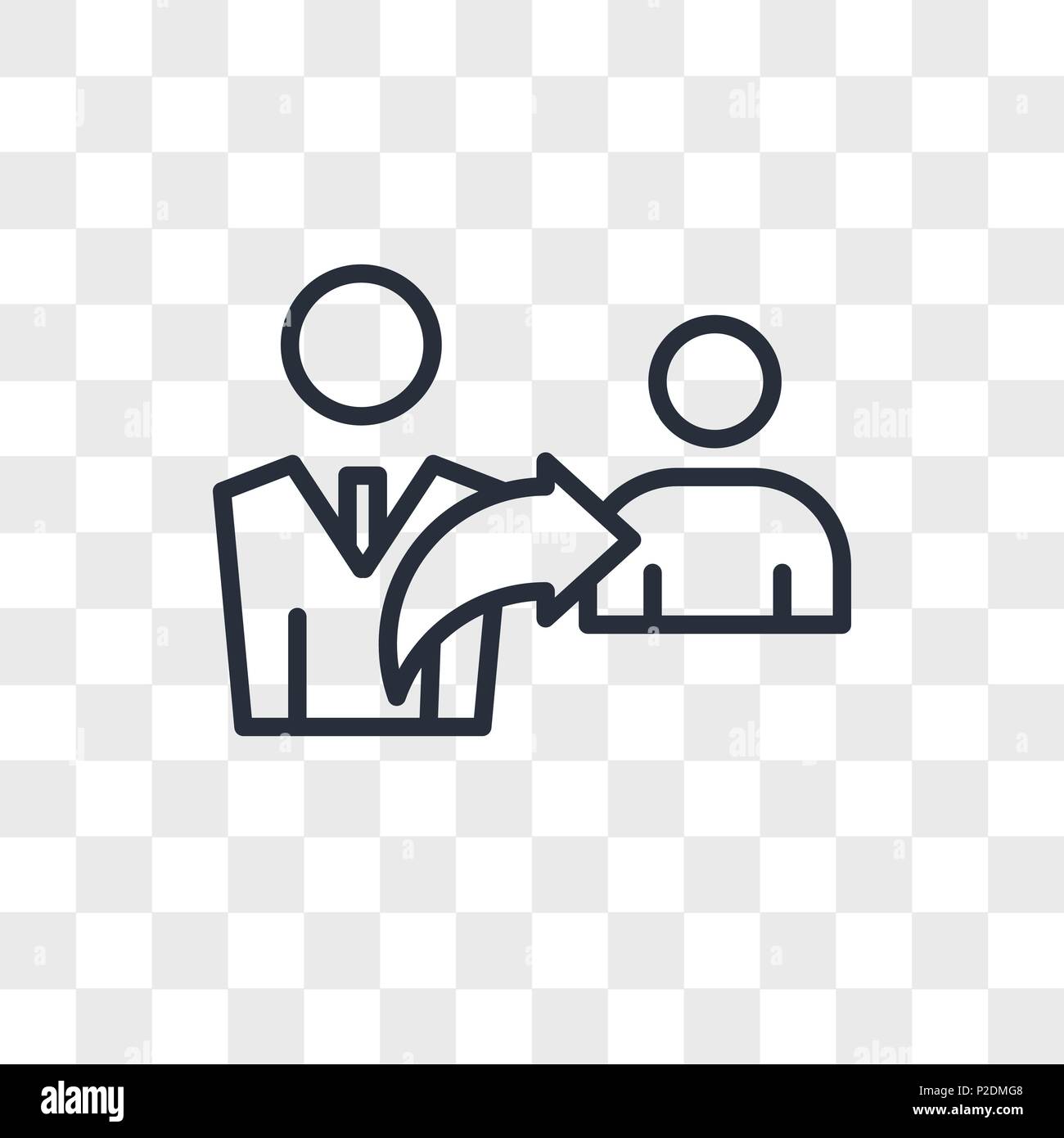 referrals vector icon isolated on transparent background, referrals ...