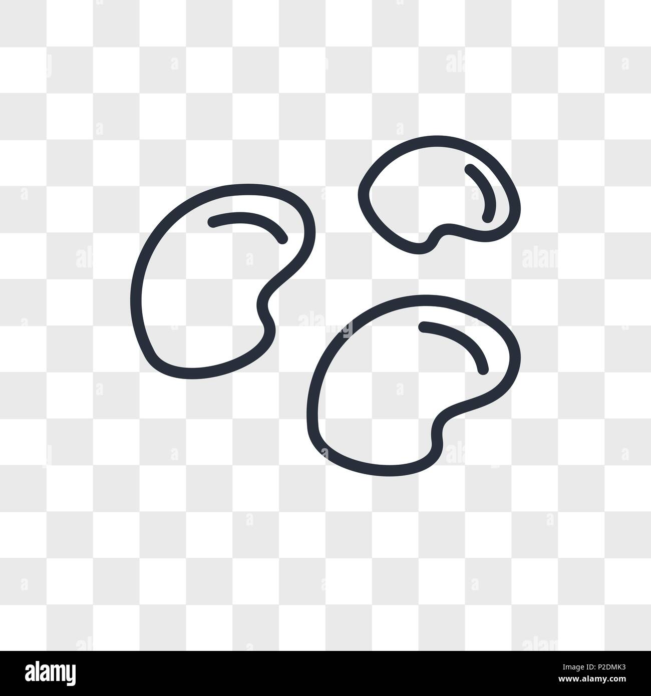 mineral stones vector icon isolated on transparent background, mineral ...