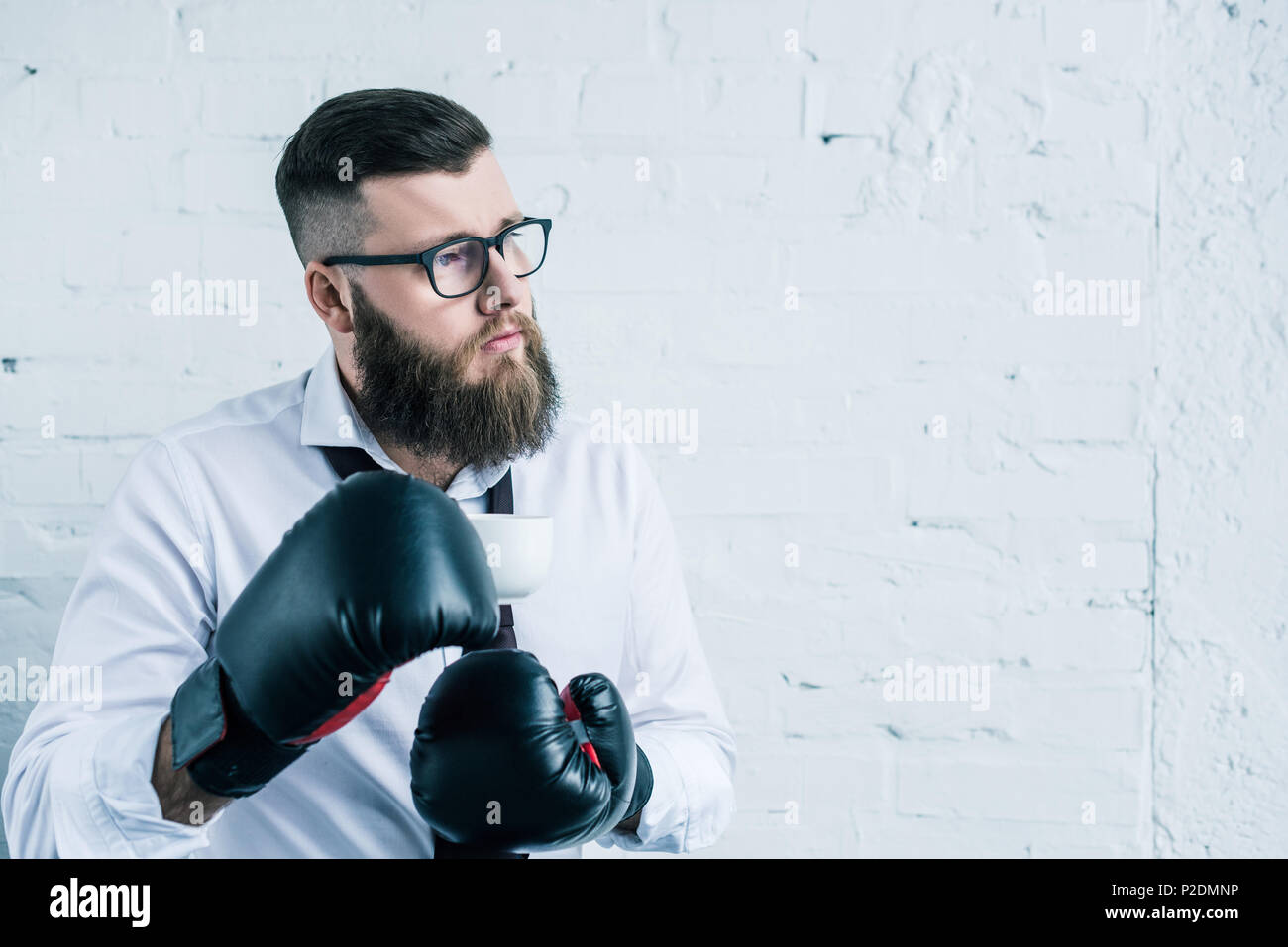 Boxer pensive professional boxer suit hi-res stock photography and ...
