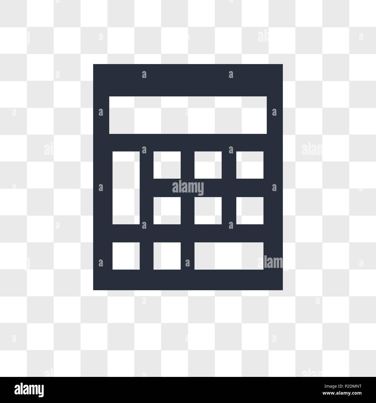 Mathematical vector icon isolated on transparent background ...