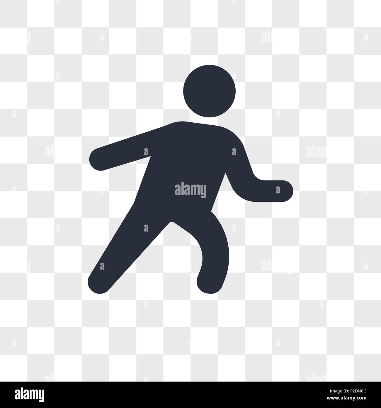 Runner vector icon isolated on transparent background, Runner logo ...