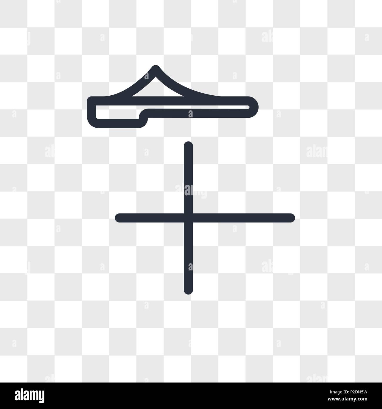 Sandals for spa vector icon isolated on transparent background, Sandals ...