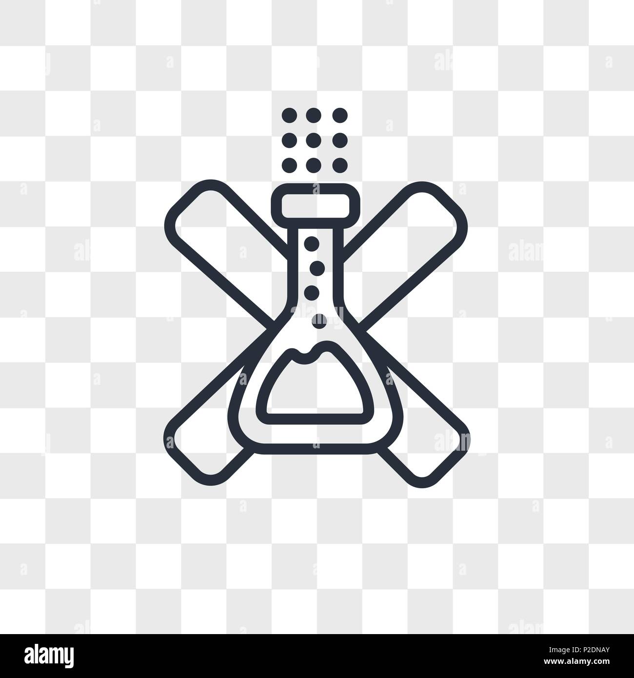 no preservatives vector icon isolated on transparent background, no ...