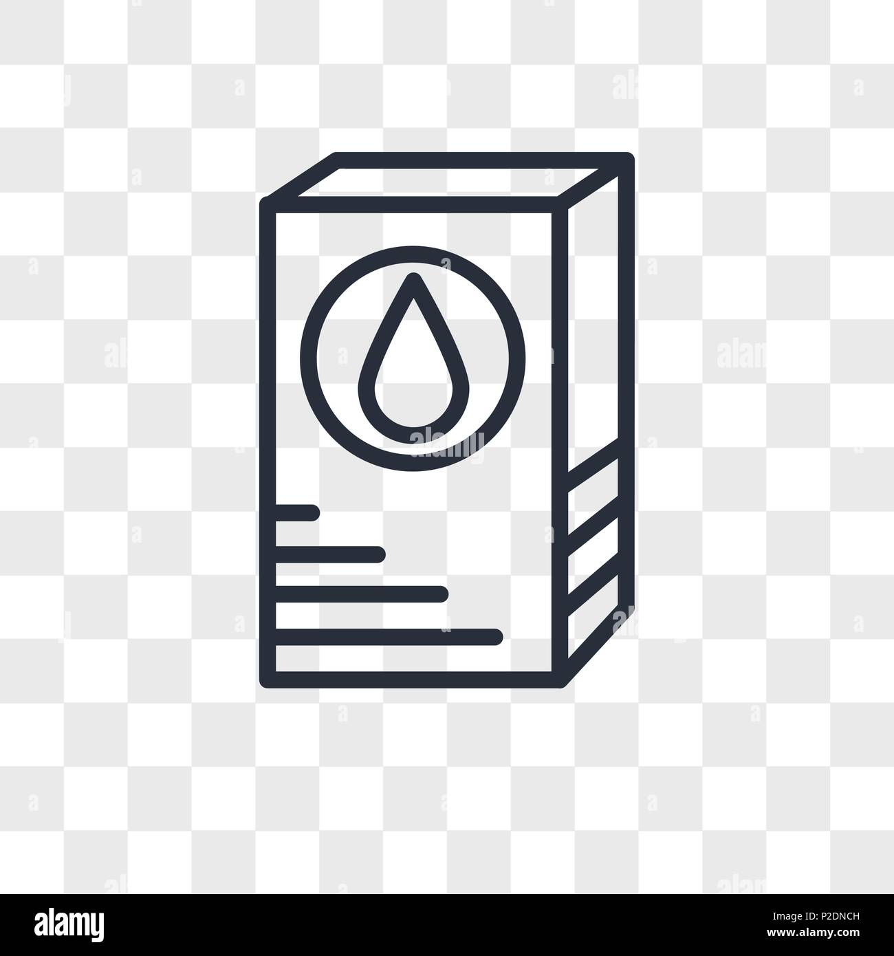 Milk vector icon isolated on transparent background, Milk logo concept ...