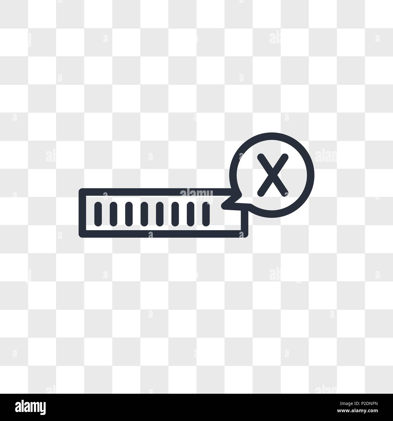 unconfirmed vector icon isolated on transparent background, unconfirmed ...