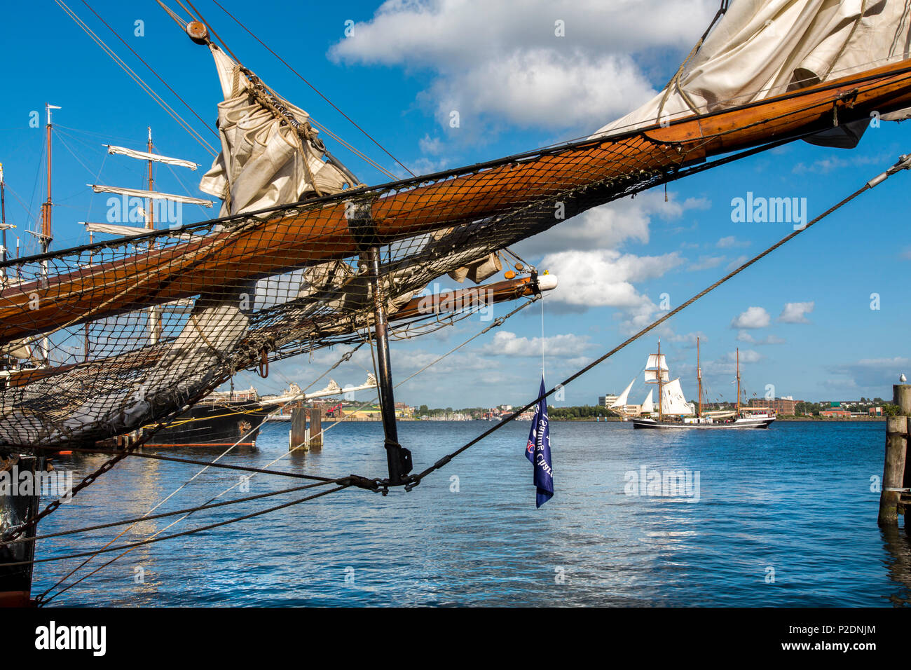 Sailing ship at the kiel fjord hi-res stock photography and images - Alamy
