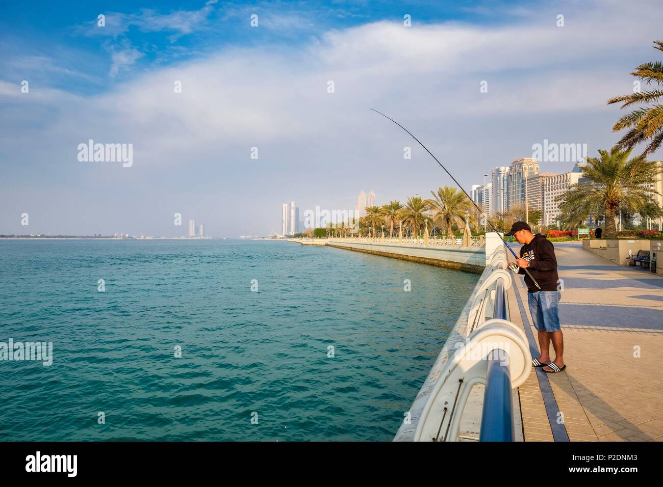 United Arab Emirates, Abu Dhabi, the Corniche Stock Photo - Alamy