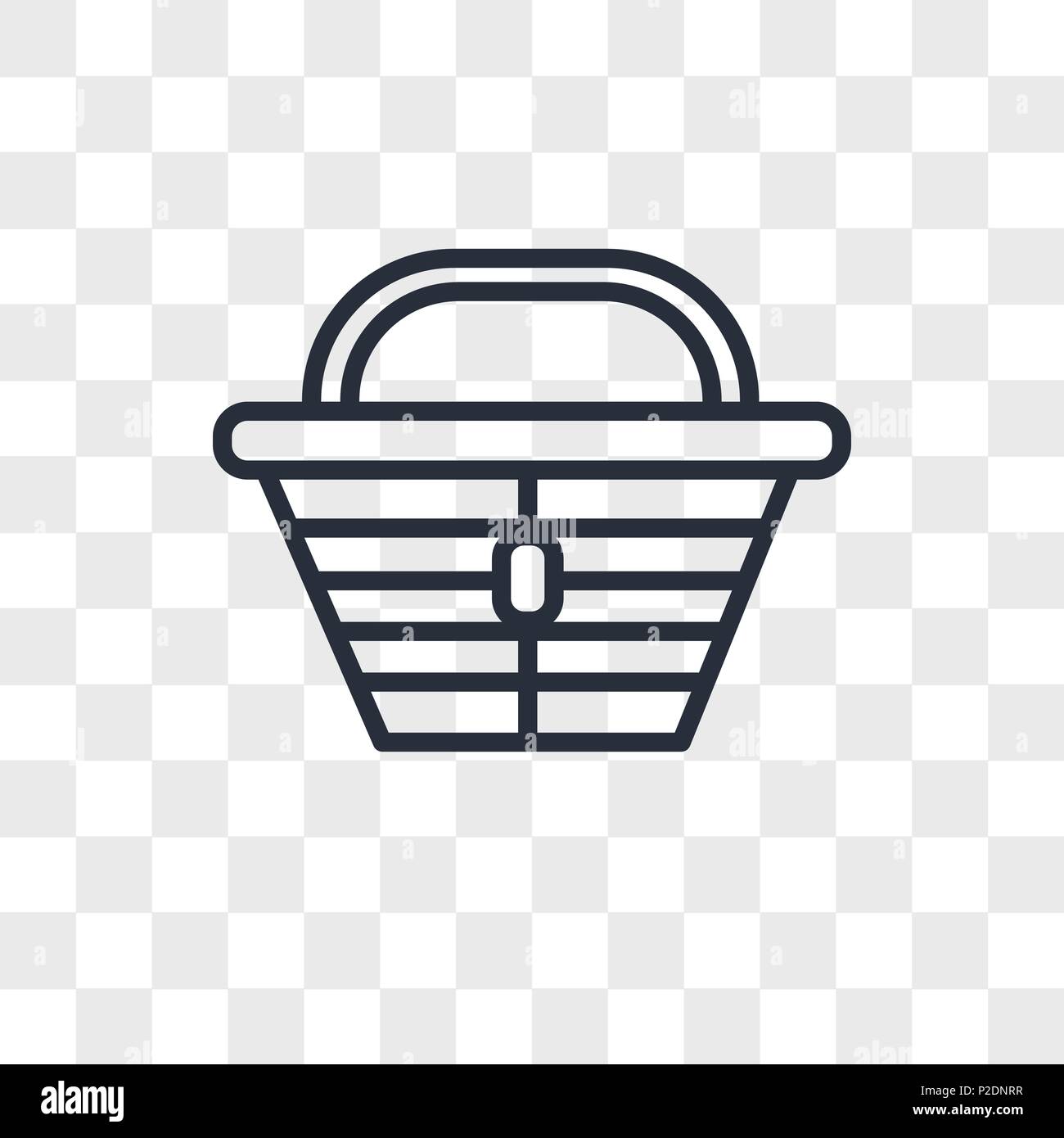lunchbox vector icon isolated on transparent background, lunchbox logo ...