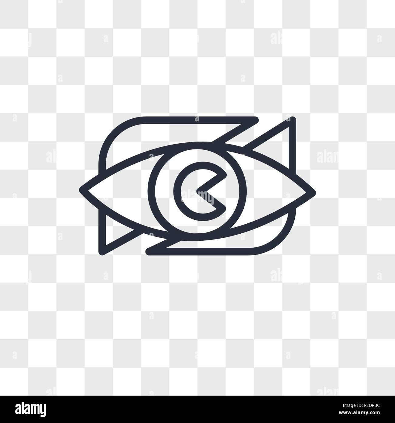 neighborhood watch vector icon isolated on transparent background ...