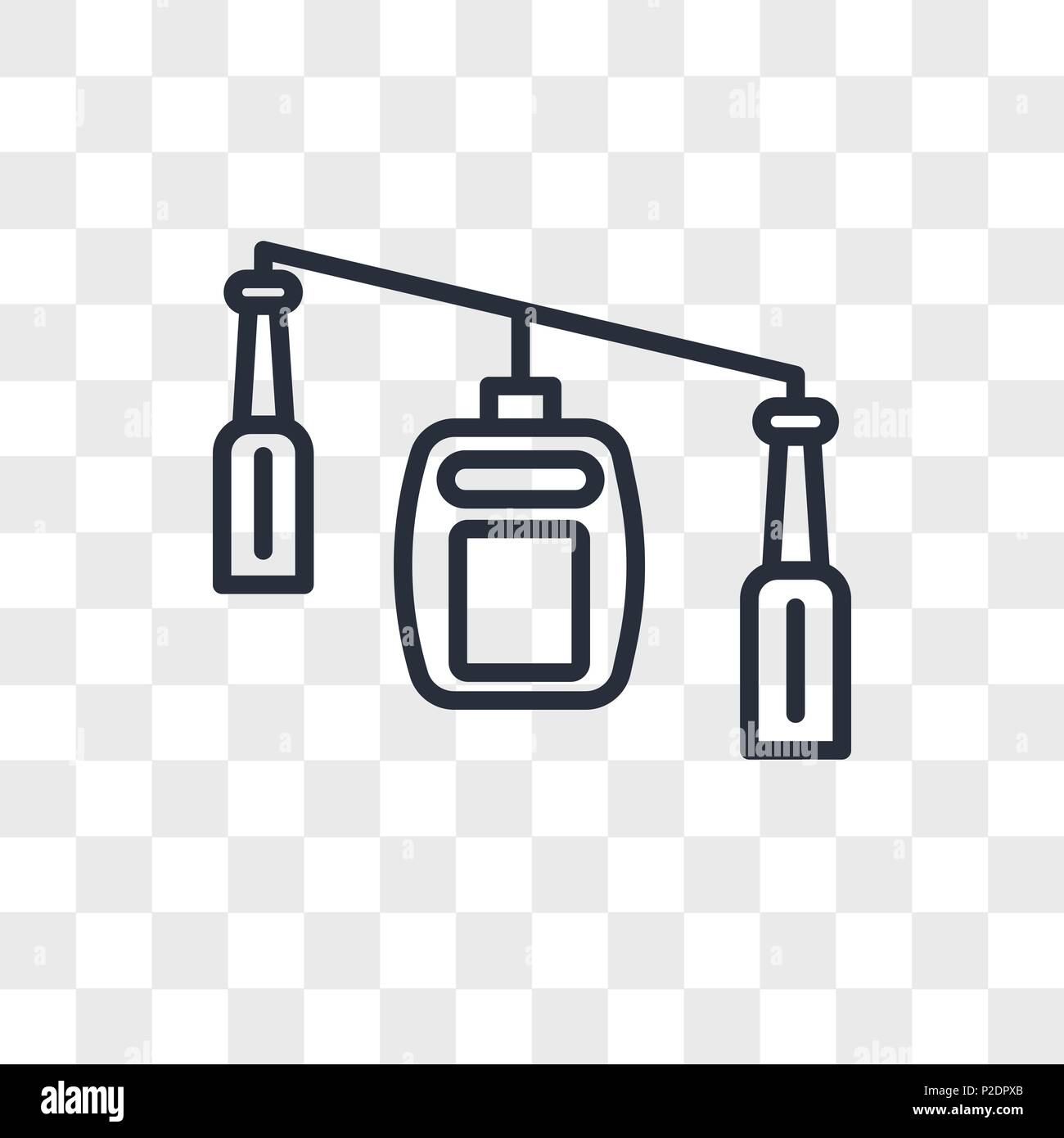 Cable car cabin vector icon isolated on transparent background, Cable ...