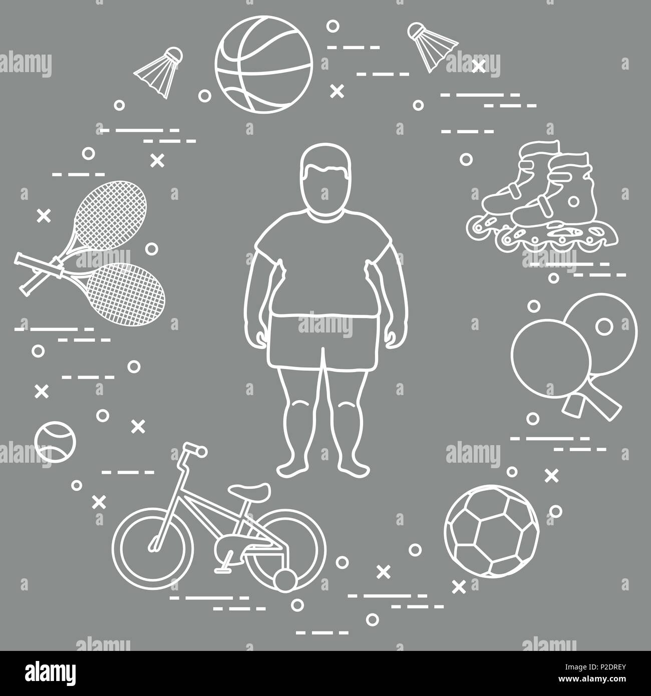 Fat balls Stock Vector Images - Alamy