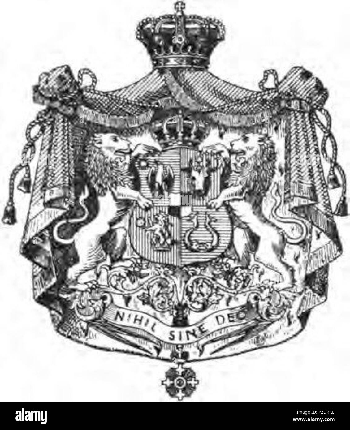 . Român?: Stema României sub Regele Carol I . Unknown date. Desen de D ...