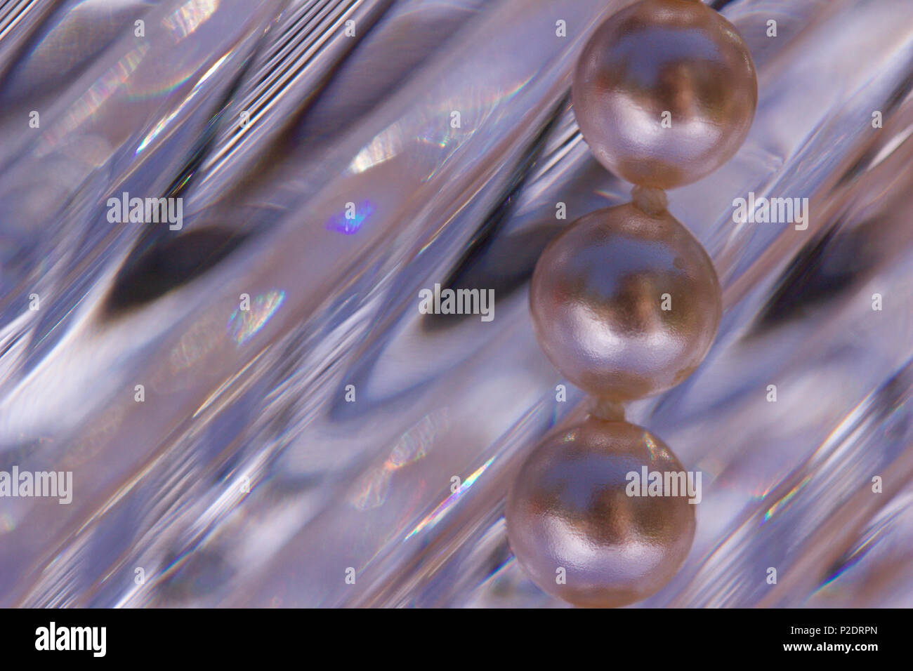 Macro abstract background of beautiful lead crystal glass with diagonal ...