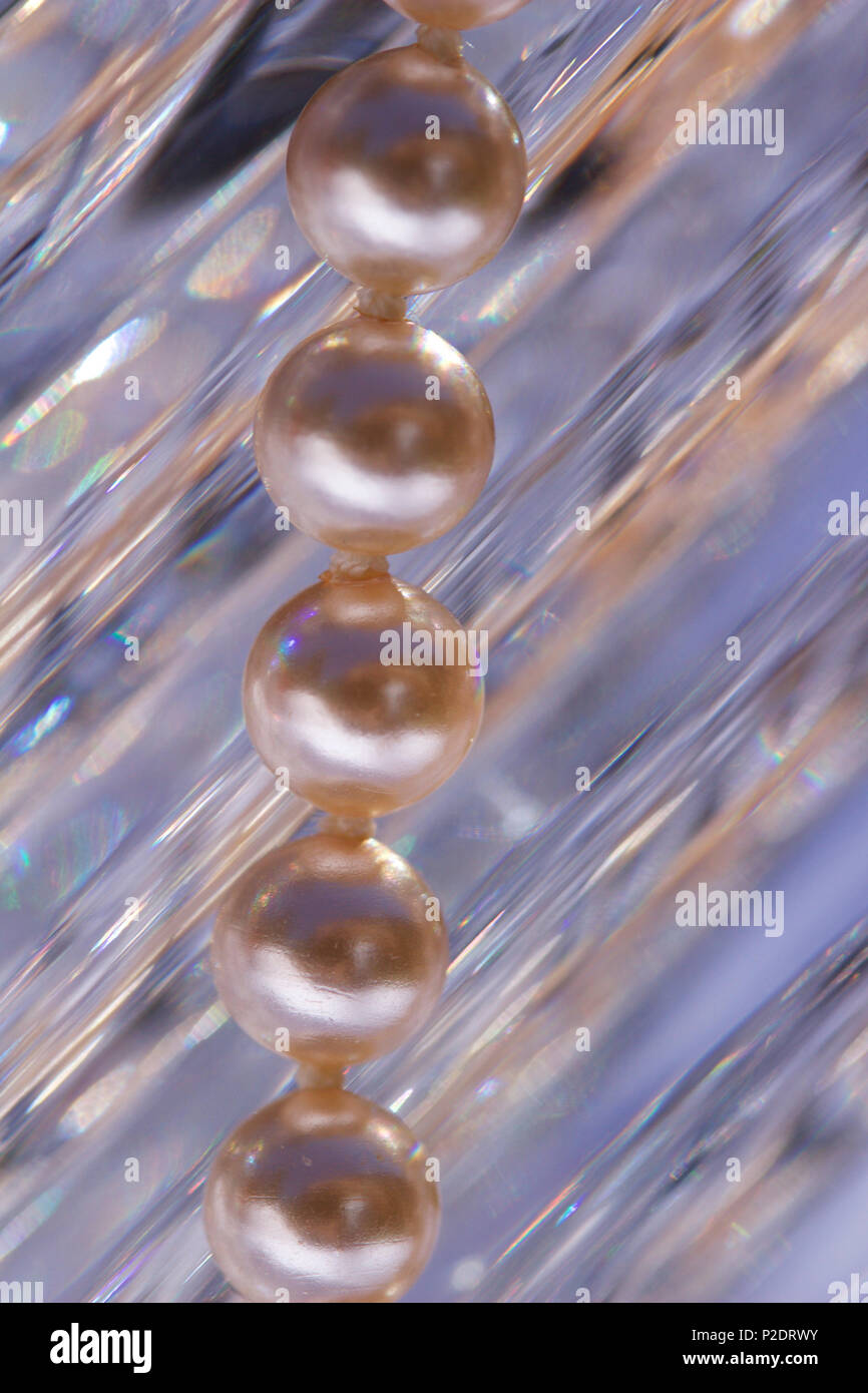 Macro abstract background of beautiful lead crystal glass with diagonal ...