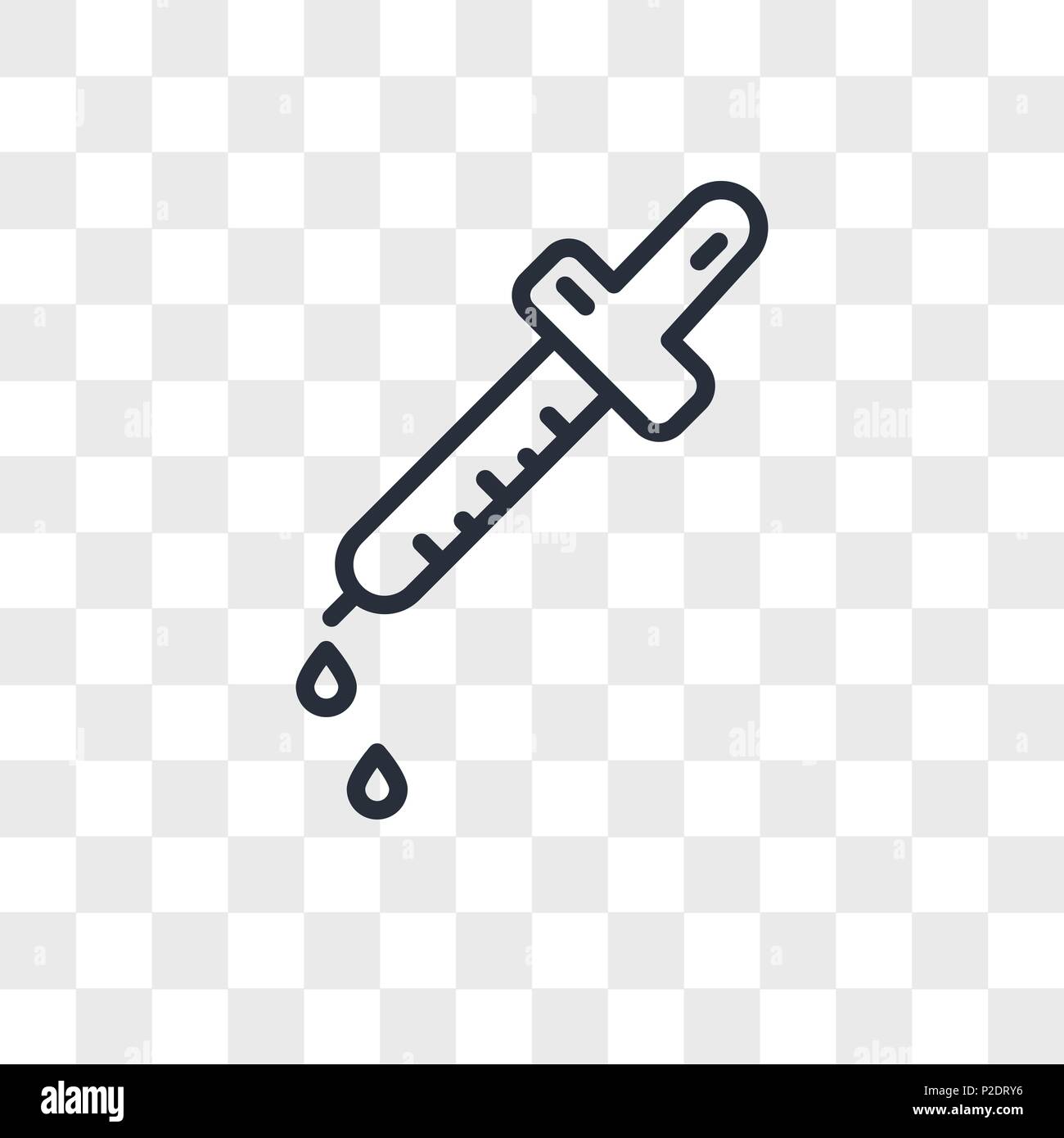dropper vector icon isolated on transparent background, dropper logo ... dropper vector icon isolated on transparent background, dropper logo ...