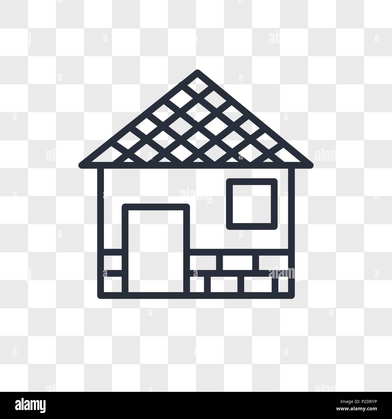 Cabin style building on Stock Vector Images - Alamy