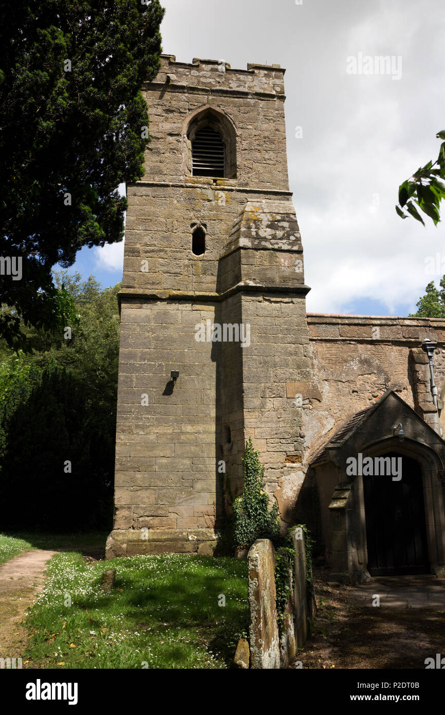 St Thomas`s Church, Catthorpe, Leicestershire, England, UK Stock Photo ...