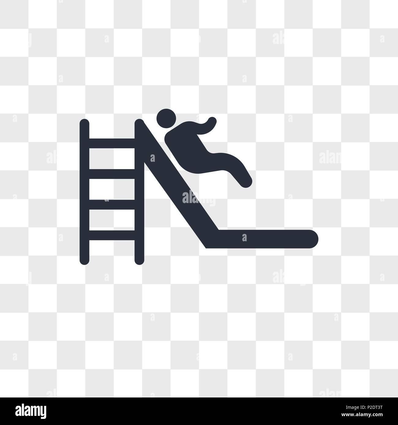 Slide vector icon isolated on transparent background, Slide logo ...