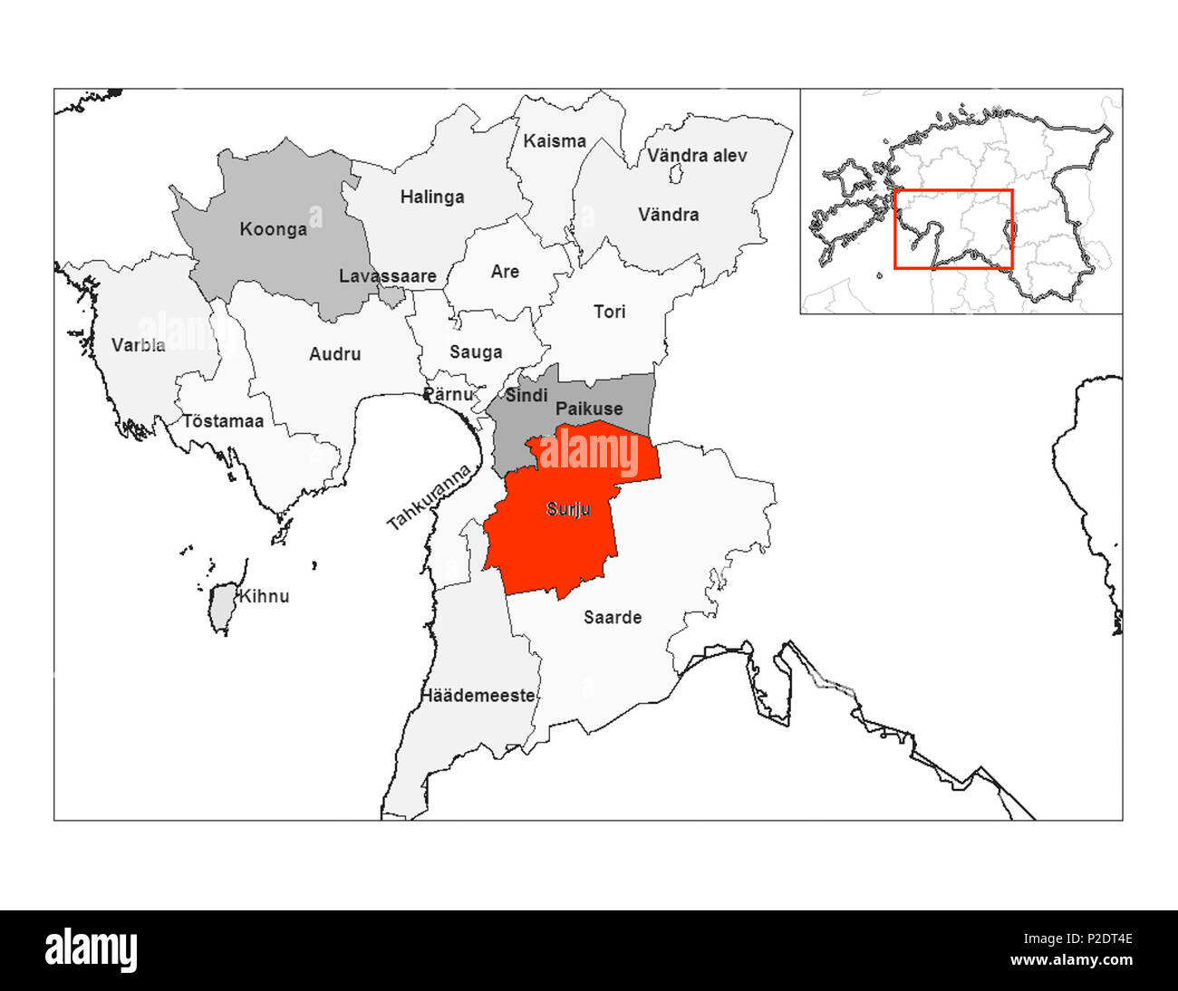 61 Surju vald location Stock Photo - Alamy