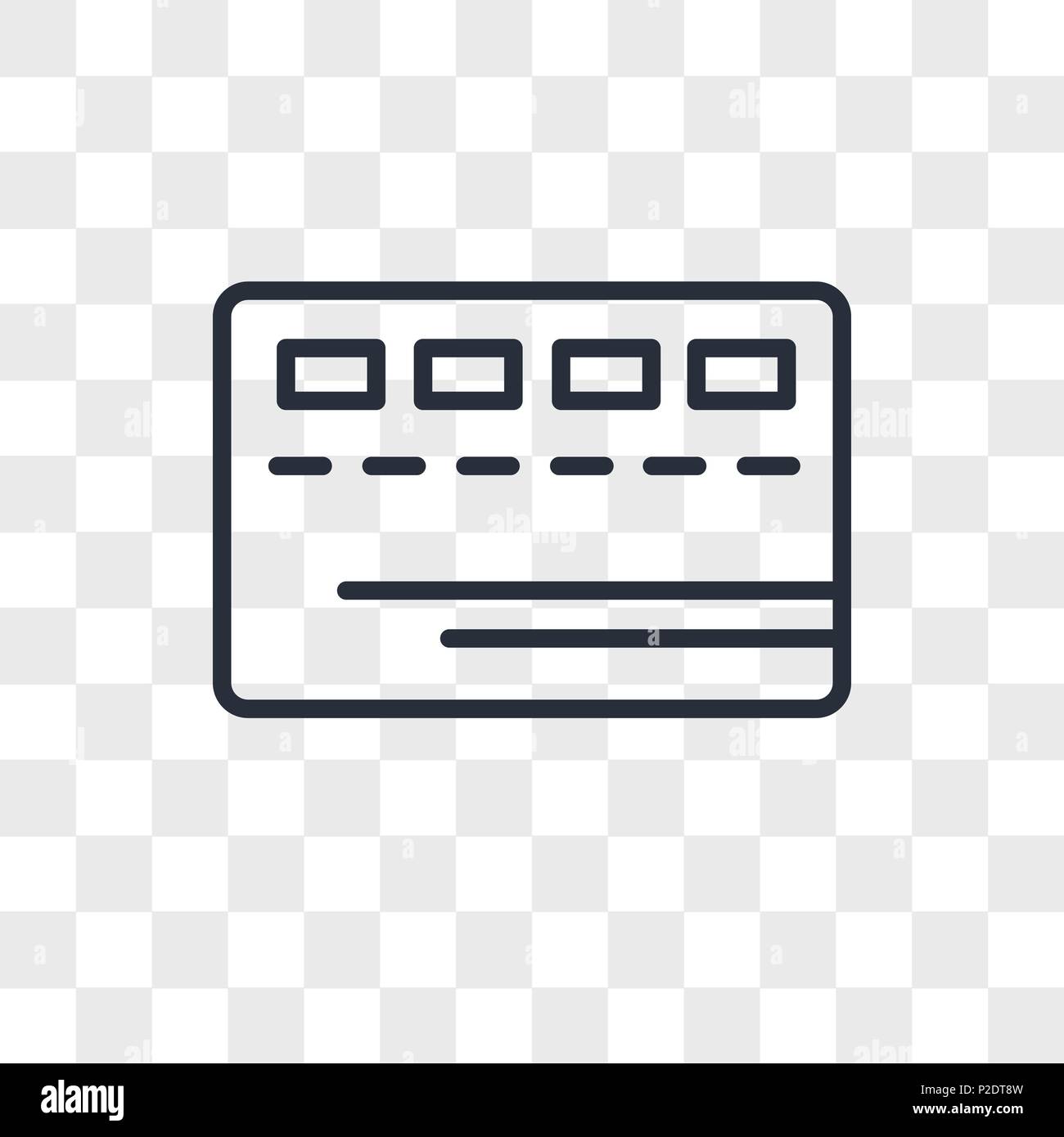 Cit card vector icon isolated on transparent background, Cit card logo ...