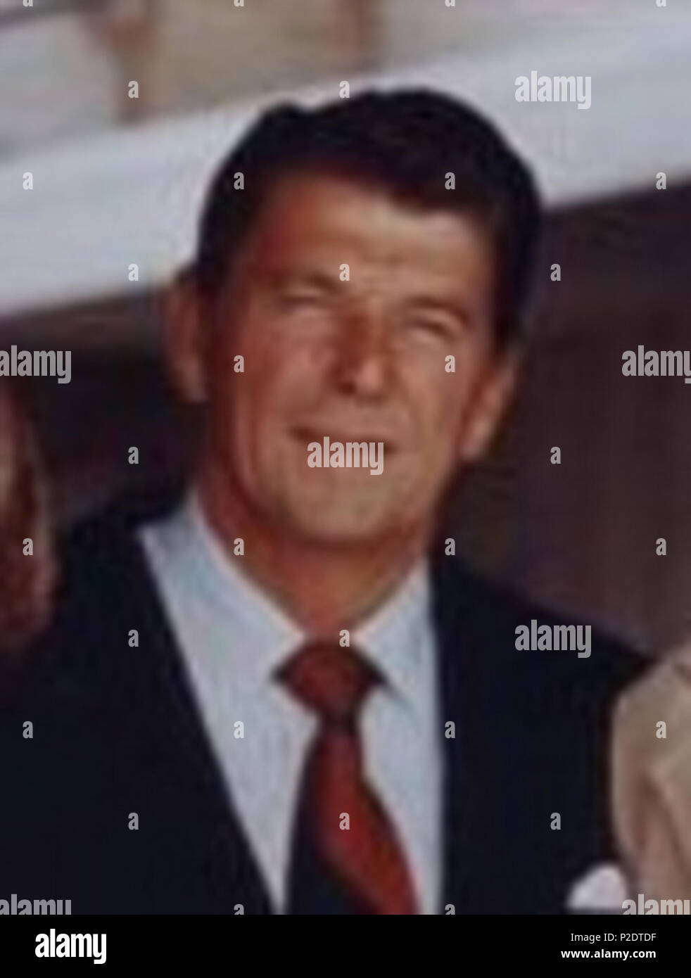 . English: The Reagan family at their house in Pacific Palisades ...