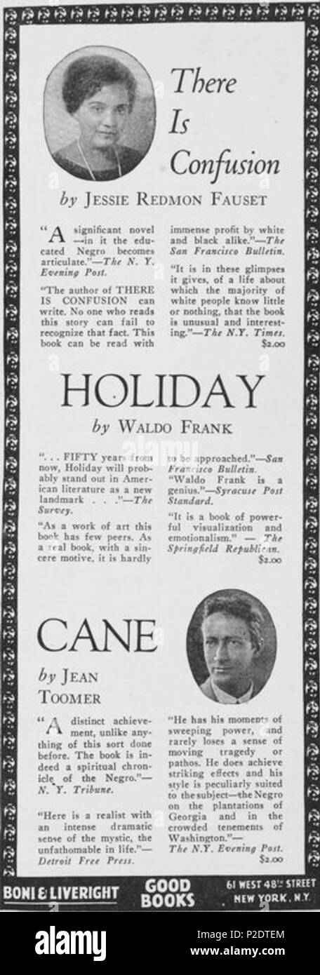 . 'There is Confusion' by Jessie Fausset . 1925. Jessie Fausset 62 ...