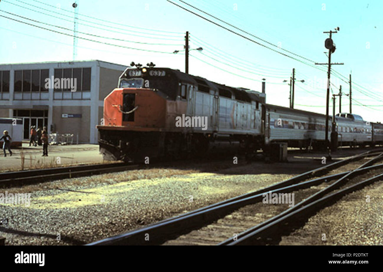 . English: An unknown train - probably an excursion or special train ...