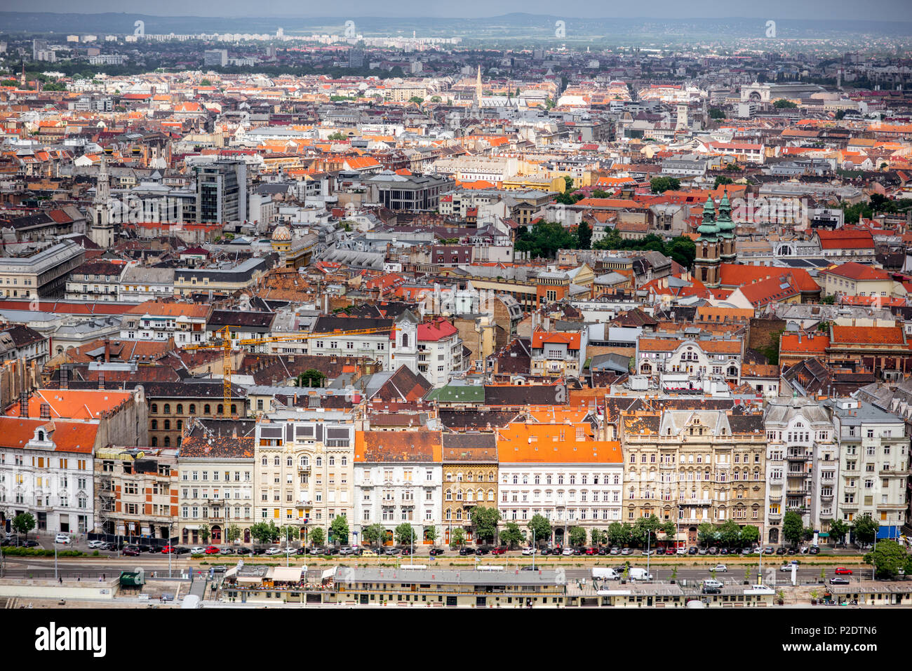 Budapest top view hi-res stock photography and images - Alamy