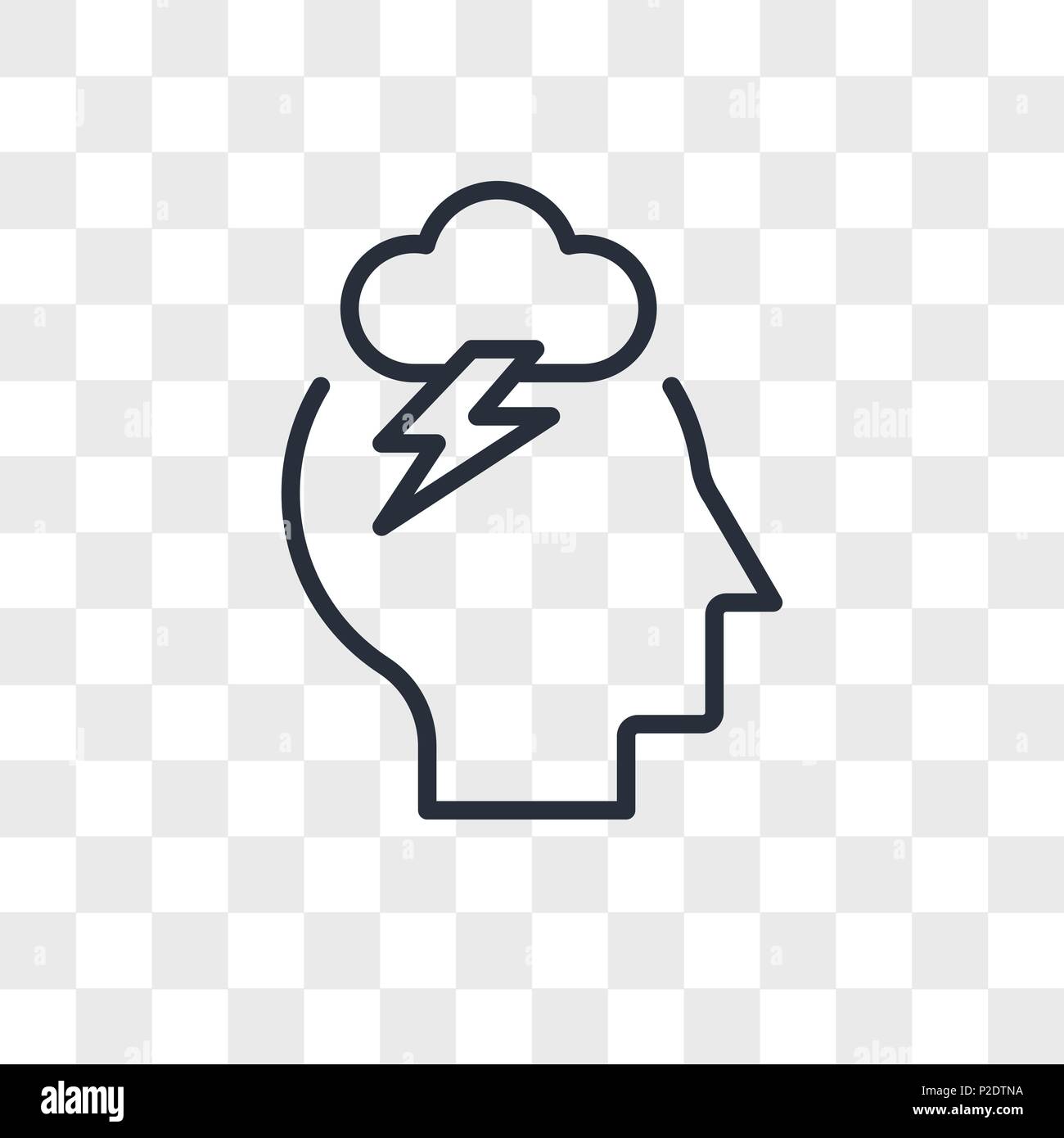 Storm vector icon isolated on transparent background, Storm logo ...