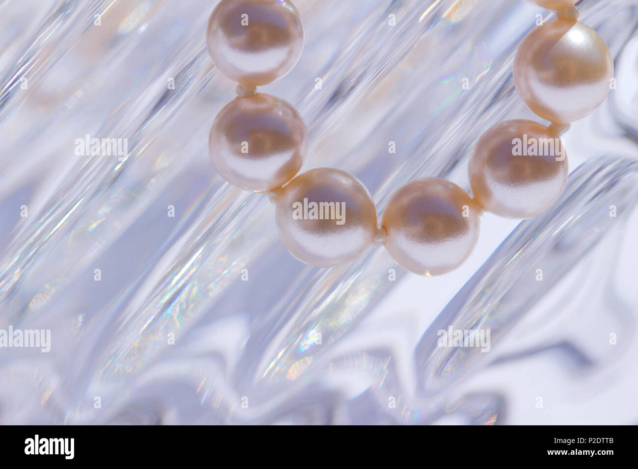 Macro abstract background of beautiful lead crystal glass with diagonal ...