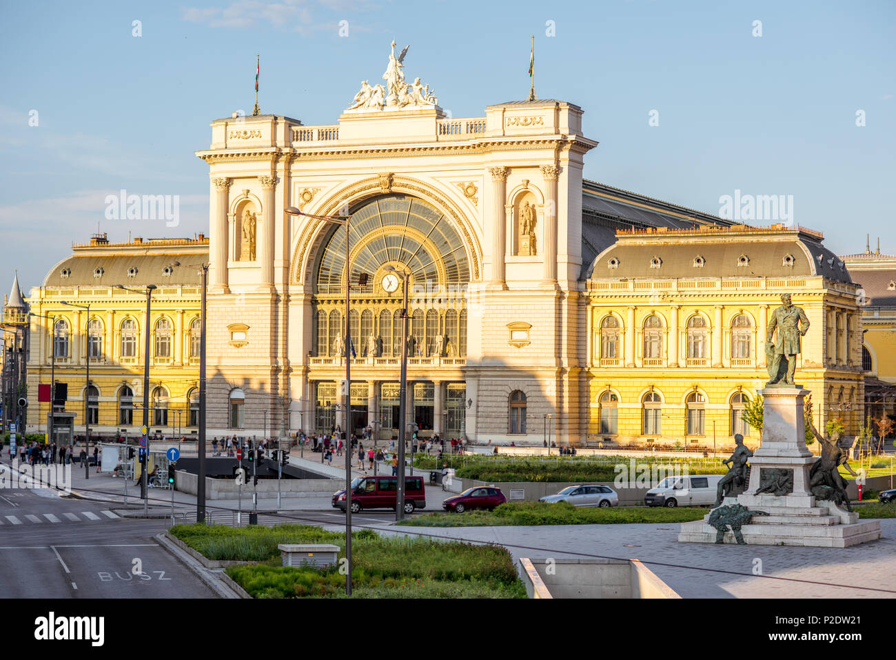 Budapest railway station Stock Photo - Alamy